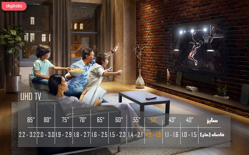 قیمت و خرید تلویزیون ال ای دی هوشمند سامسونگ مدل 50NU7900 سایز 50 اینچ