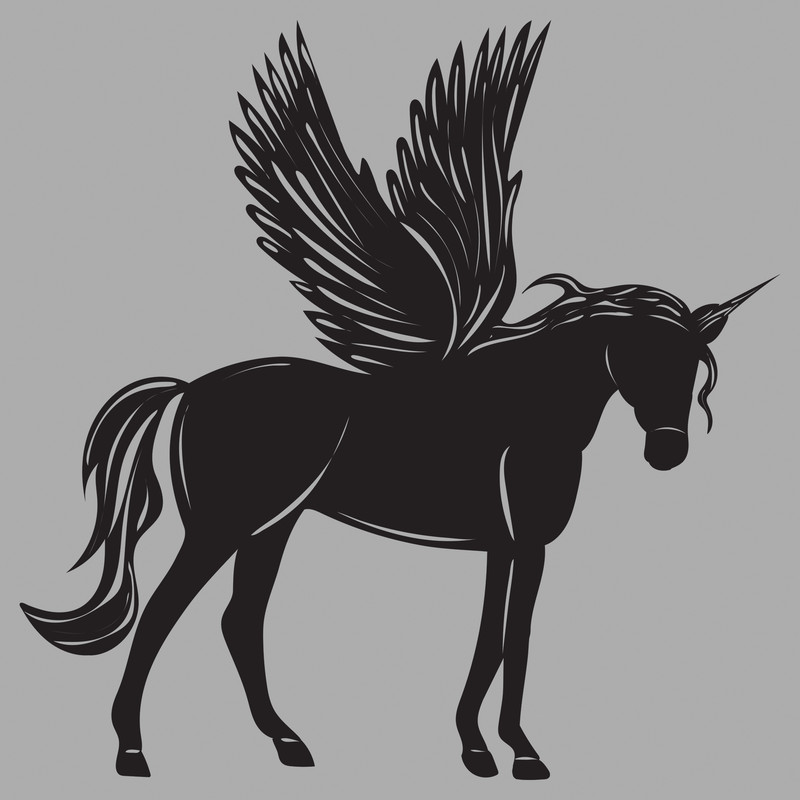 قیمت و خرید استیکر پارچه و لباس مدل dtf طرح یونیکورن کد H20.1154 مجموعه 3 عددی