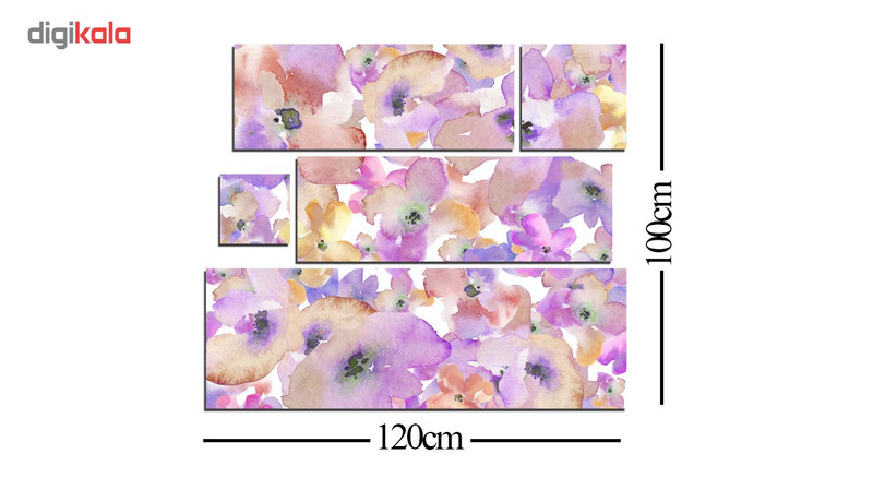 قیمت و خرید تابلو دیواری بارمان مدل BA-2203 مجموعه 5 عددی