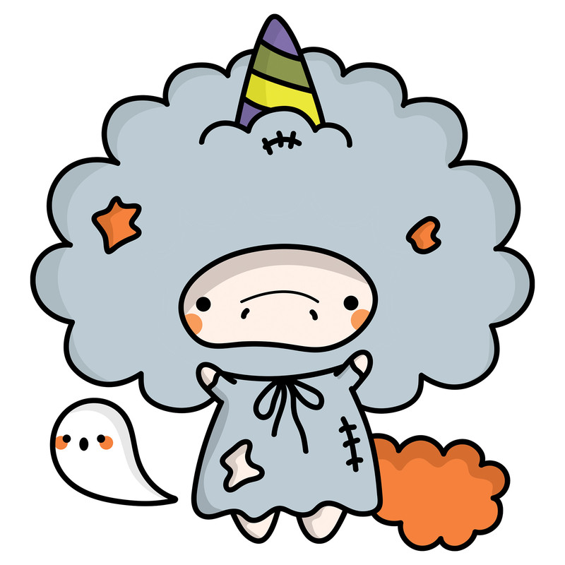 قیمت و خرید استیکر پارچه و لباس مدل dtf طرح یونیکورن کد H15.581 مجموعه 4 عددی