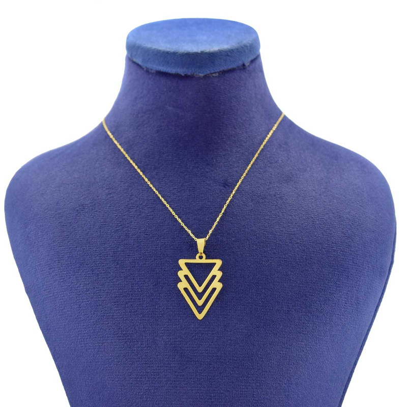 قیمت و خرید گردنبند طلا 18 عیار زنانه کانیار گالری مدل NE124