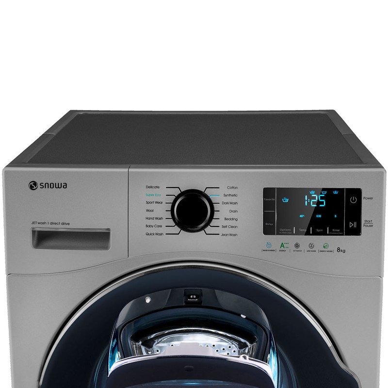 قیمت و خرید ماشین لباسشویی اسنوا مدل SWM-84617 ظرفیت 8 کیلوگرم