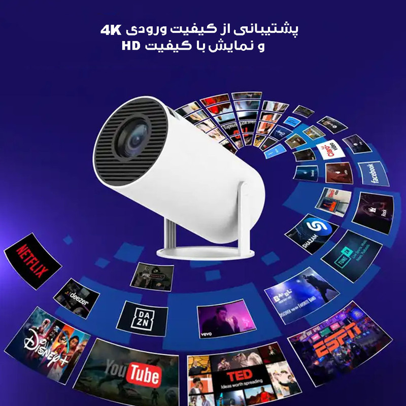 قیمت و خرید ویدئو پروژکتور مدل HY-300 Android