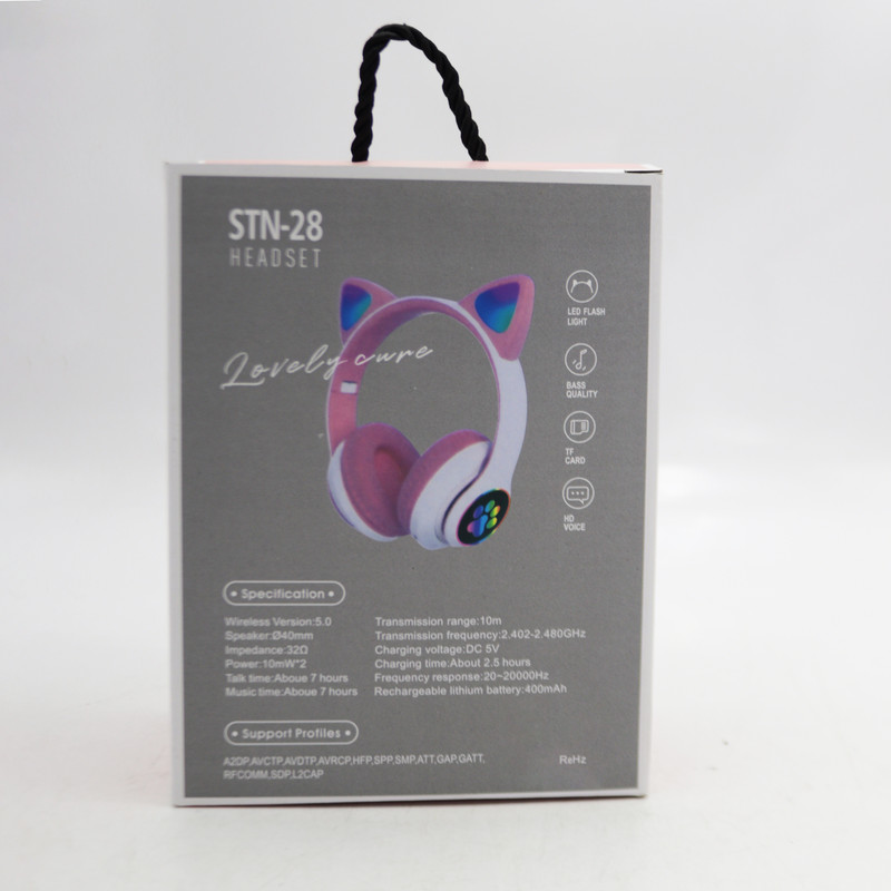 قیمت و خرید هدست بی سیم مدل گربه ای کد YPPK-STN-28