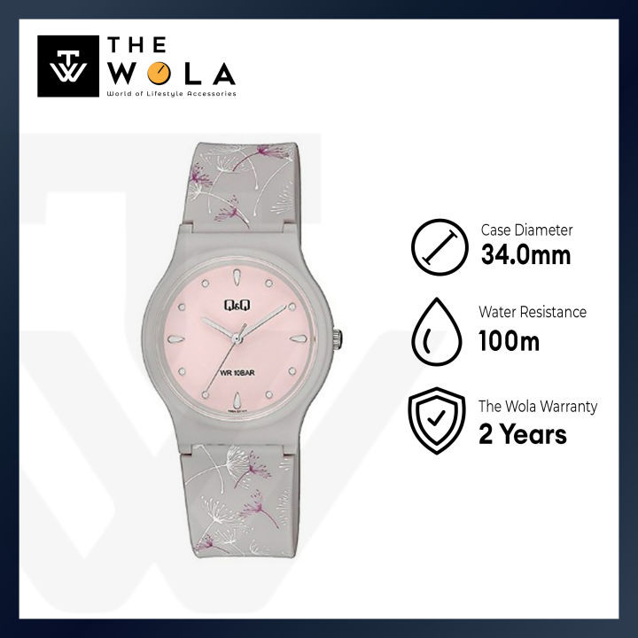 قیمت و خرید ساعت مچی عقربه ای زنانه کیو اند کیو مدل V06A-011VY