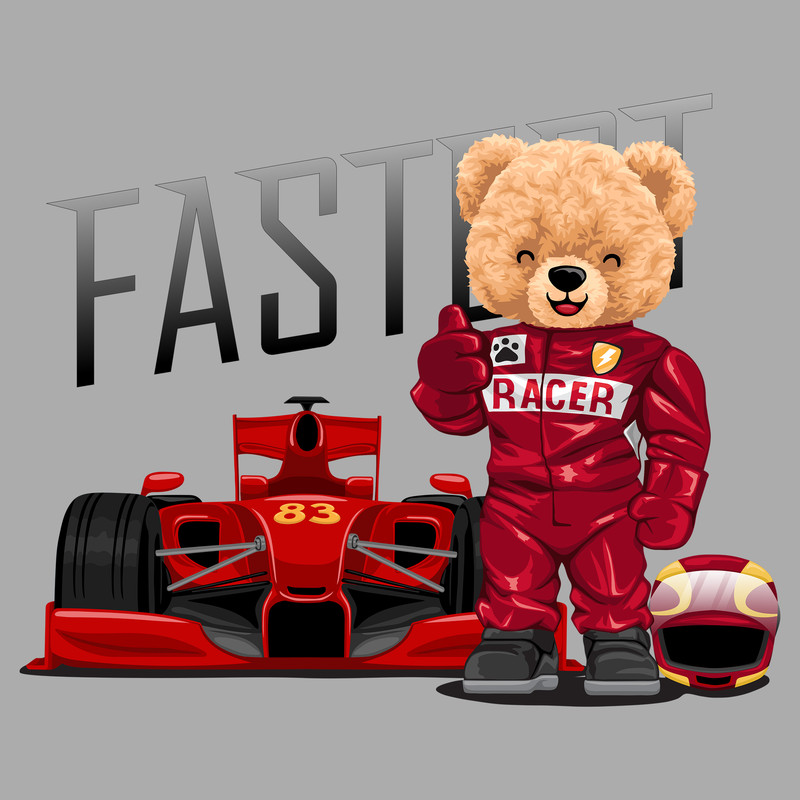 قیمت و خرید استیکر پارچه و لباس مدل dtf طرح تدی کد H15.97 مجموعه 24 عددی