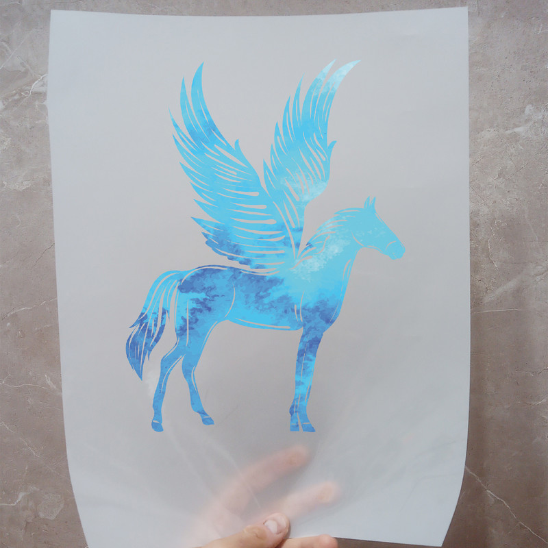 قیمت و خرید استیکر پارچه و لباس مدل dtf طرح یونیکورن کد H20.1026 مجموعه 3 عددی