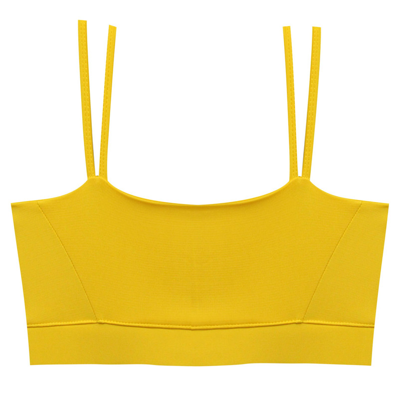 قیمت و خرید نیم تنه ورزشی زنانه مدل پد دار بدون فنر کد 4521-290P رنگ زرد