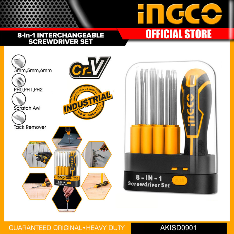 قیمت و خرید پیچ گوشتی اینکو مدل AKISD-0901 مجموعه 9 عددی