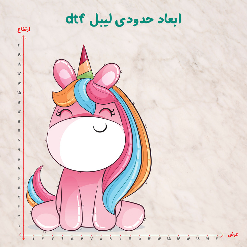 قیمت و خرید استیکر پارچه و لباس مدل dtf طرح یونیکورن کد H20.355 مجموعه 3 عددی