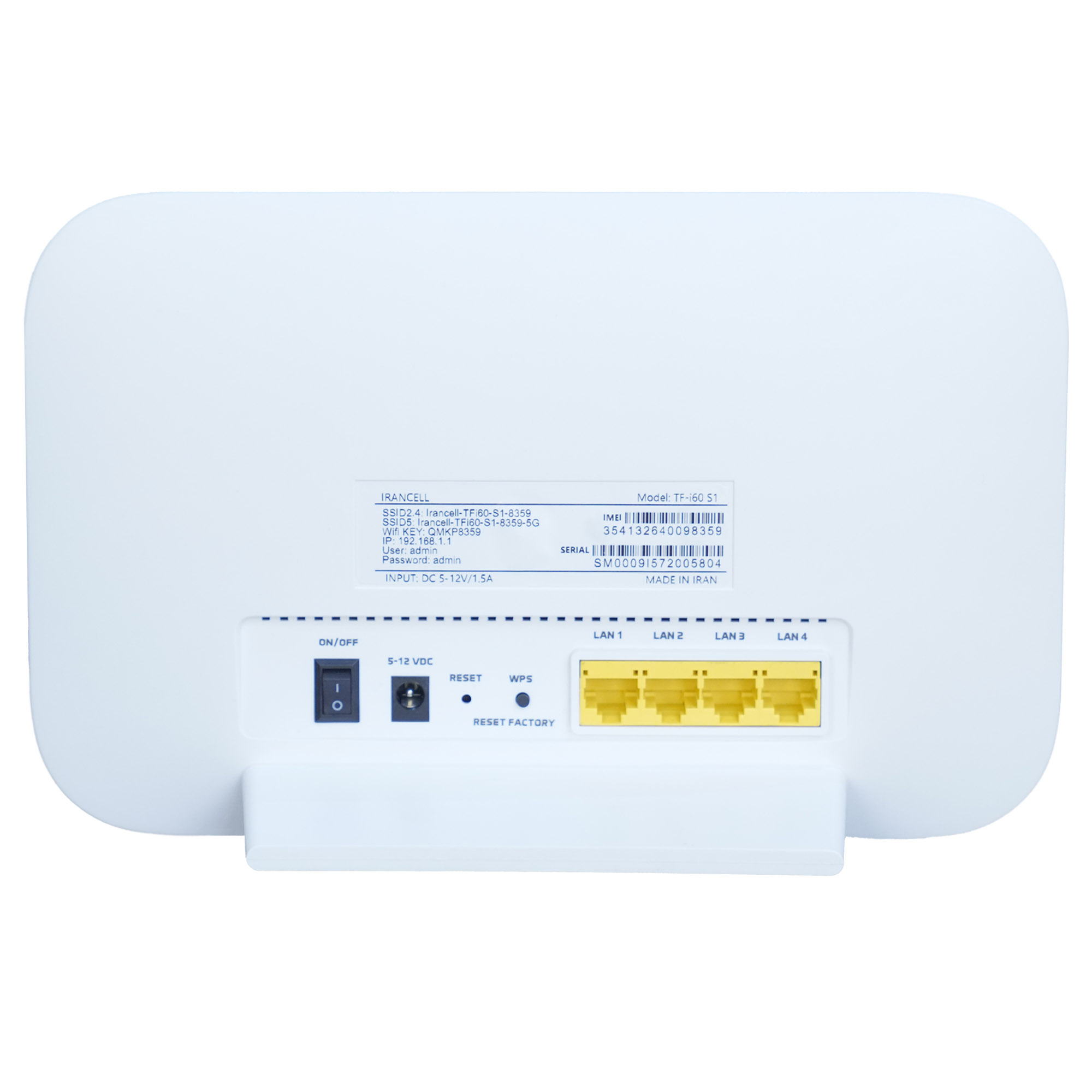 ⭐️ قیمت و خرید مودم 4G/TD-LTE سپنتا مدل TF-i60 S1به همراه سیم کارت و 1000 گیگابایت اینترنت سه ...