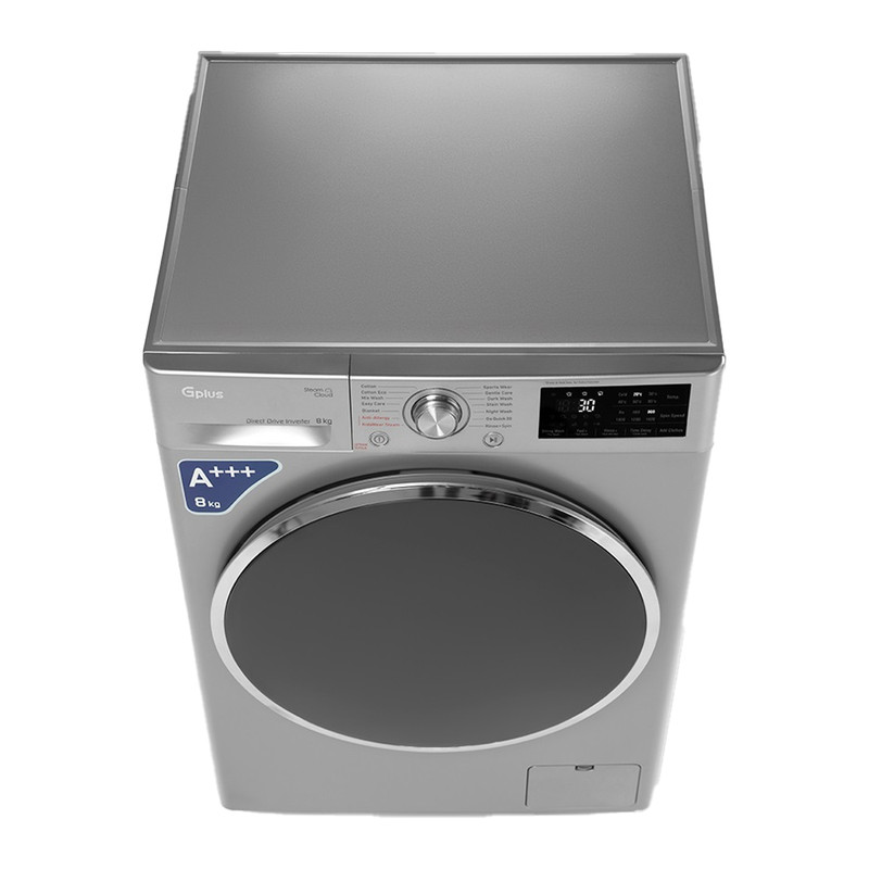 قیمت و خرید ماشین لباسشویی اتوماتیک جی پلاس مدل GWM-P88S ظرفیت 8 کیلوگرم