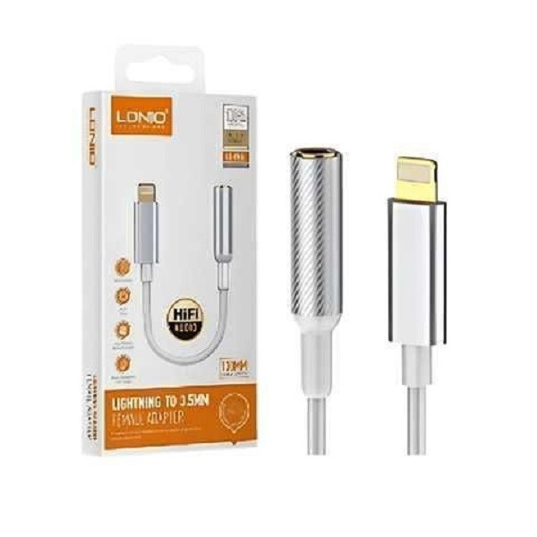 قیمت و خرید مبدل لایتنینگ به جک 3.5 میلی متری الدینیو مدل LS-Y90i