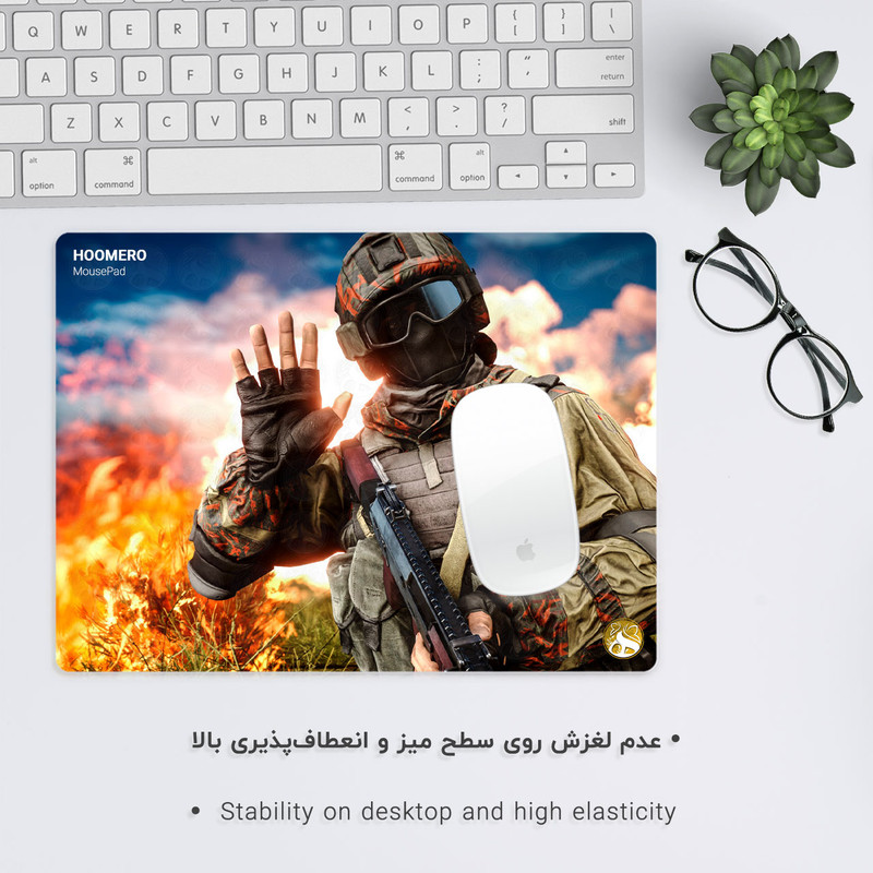 قیمت و خرید ماوس پد هومرو مدل A6449 طرح بازی Battlefield