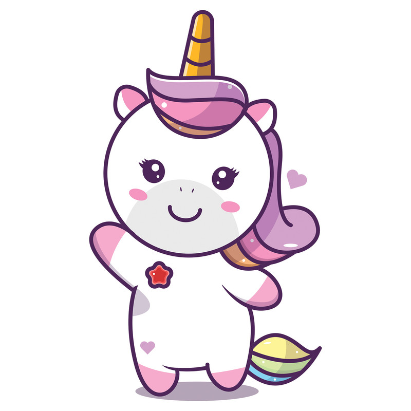 قیمت و خرید استیکر پارچه و لباس مدل dtf طرح یونیکورن کد H20.918 مجموعه 3 عددی