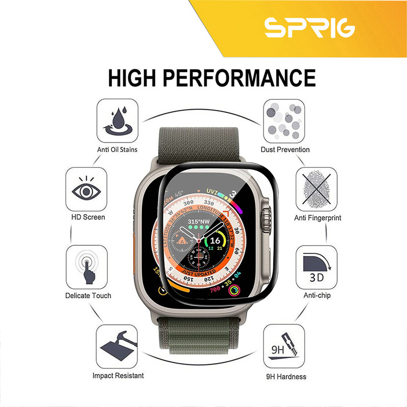 قیمت و خرید محافظ صفحه نمایش شیشه ای اسپریگ مدل SH-Pmma-SPG مناسب برای ساعت هوشمند هاینو تکو T94 ...