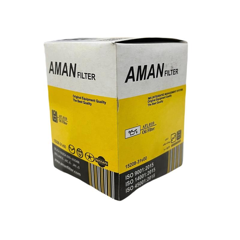 قیمت و خرید فیلتر روغن خودرو امان مدل AFL 0110 مناسب فردا موتور FMC B511