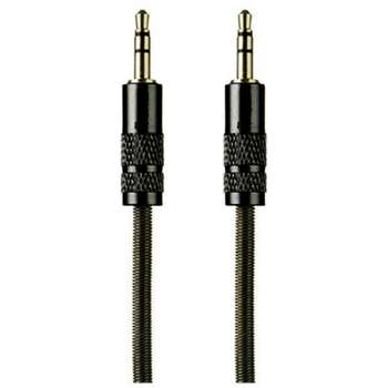 قیمت و خرید کابل AUX مدل metal-black طول 1 متر