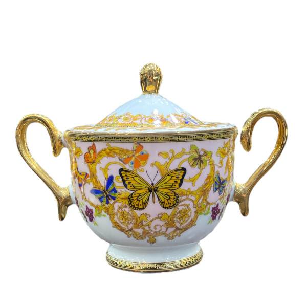 قیمت و خرید سرویس چای خوری 15 پارچه طرح پروانه مدل 55527