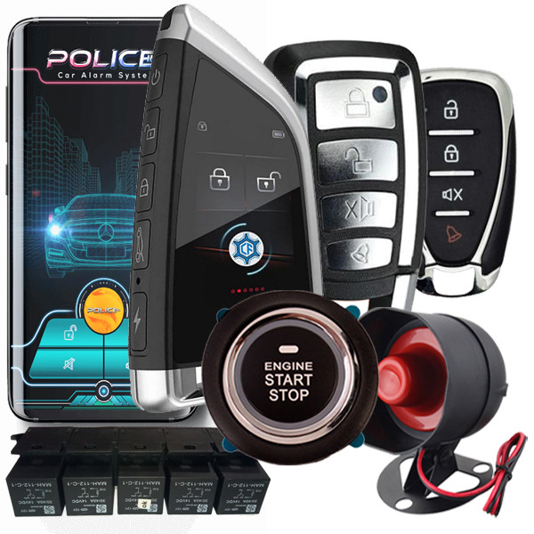 قیمت و خرید کیلس استارتر و دزدگیر خودرو پلیسینگ مدل pk 8000