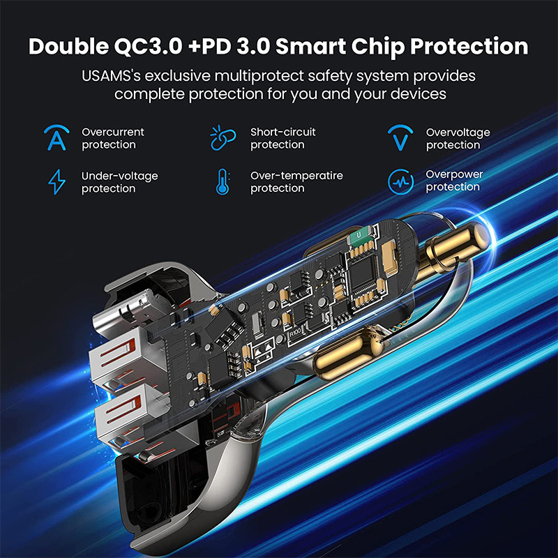 قیمت و خرید شارژر فندکی 95 وات هیسکا مدل HCC-326