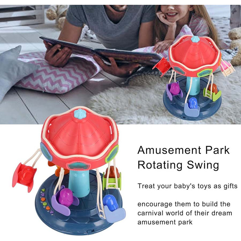 قیمت و خرید اسباب بازی مدل چرخ و فلک موزیکال طرح تاب و شهربازی کد ZR202