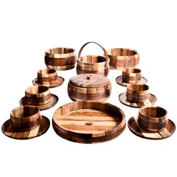 قیمت و خرید سرویس پذیرایی 17 پارچه وودسنس مدل WS-Z336