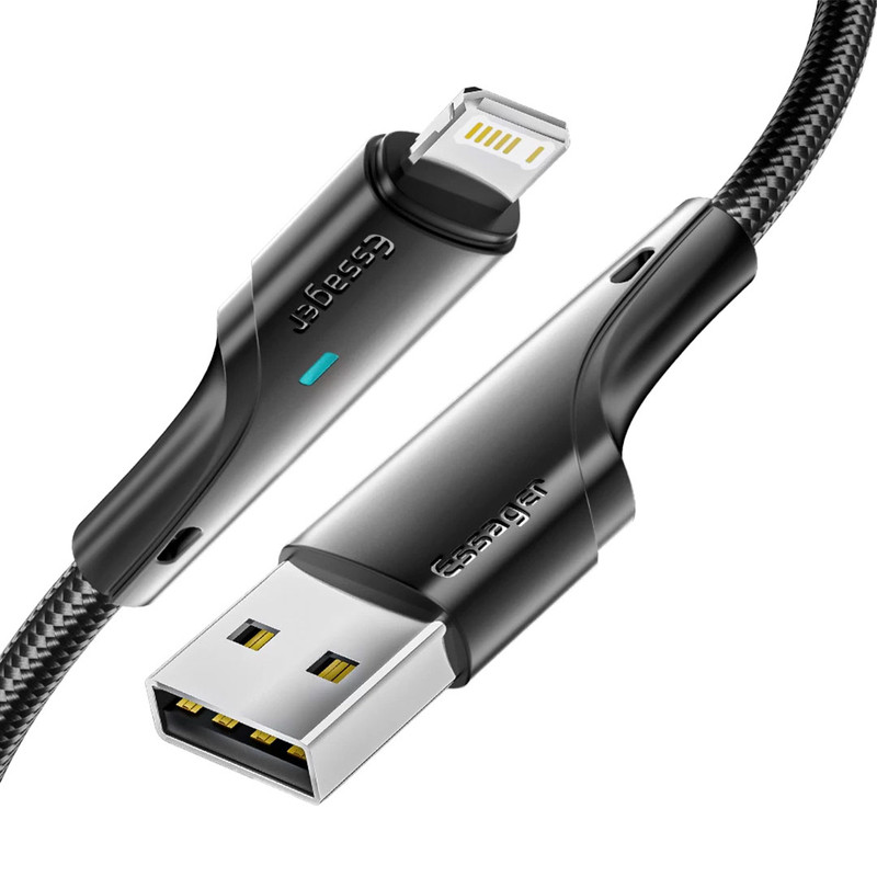 قیمت و خرید کابل تبدیل Usb به لایتنینگ ایساگر مدل Ls01 طول 1 متر