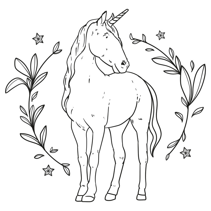 قیمت و خرید استیکر پارچه و لباس مدل dtf طرح یونیکورن کد H15.1093 مجموعه 4 عددی