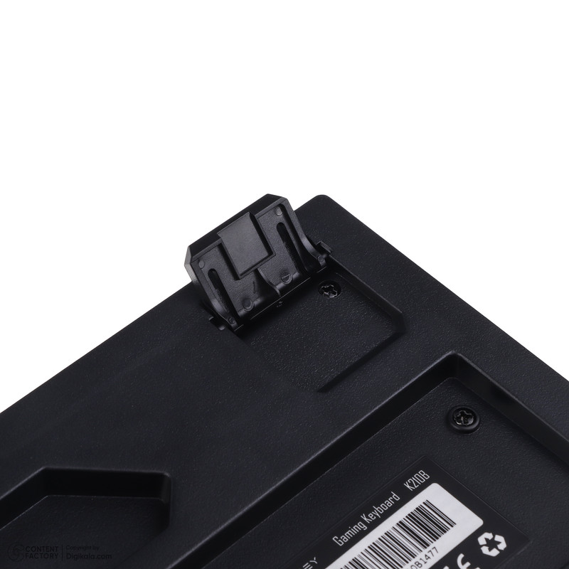 قیمت و خرید کیبورد گیمینگ لاجی کی مدل K210B، سوییچ ممبران، Full-Size، نورپردازی RGB
