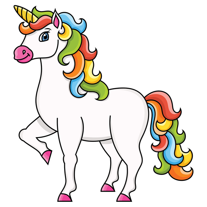 قیمت و خرید استیکر پارچه و لباس مدل dtf طرح یونیکورن کد H20.335 مجموعه 3 عددی