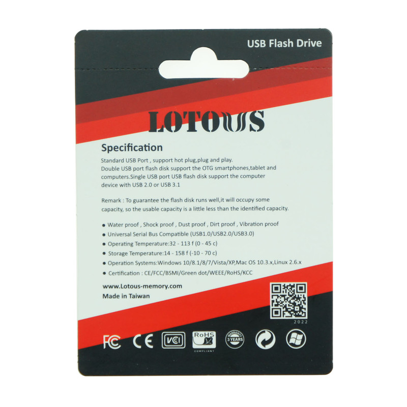 قیمت و خرید فلش مموری لوتوس مدل L802 ظرفیت 32 گیگابایت