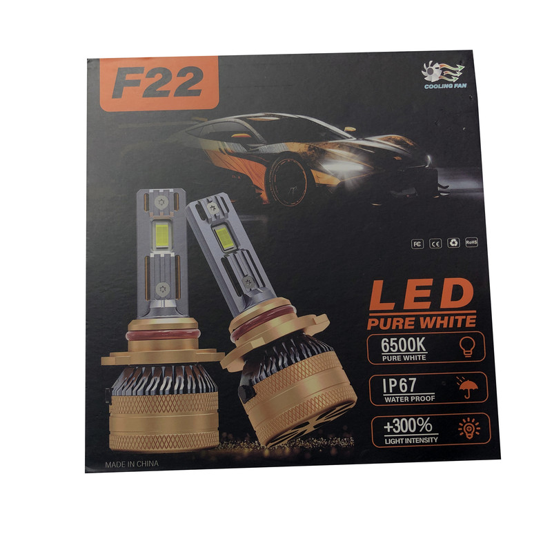 قیمت و خرید لامپ هدلایت خودرو مدل F22 پایه H7 بسته دو عددی