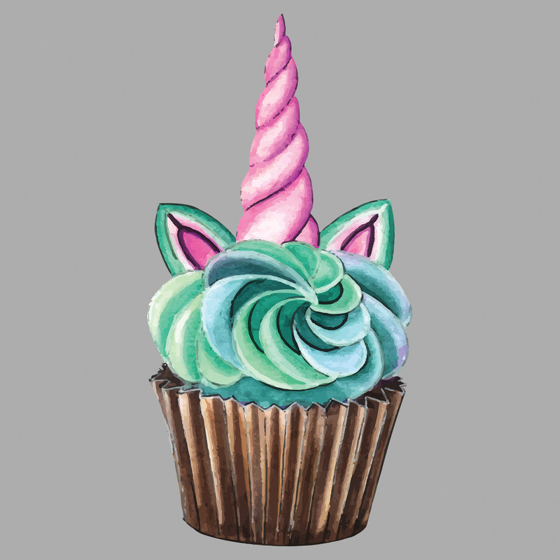 قیمت و خرید استیکر پارچه و لباس مدل dtf طرح یونیکورن کد H20.442 مجموعه 6 عددی