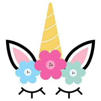 قیمت و خرید استیکر پارچه و لباس مدل dtf طرح یونیکورن کد H15.21 مجموعه 4 عددی