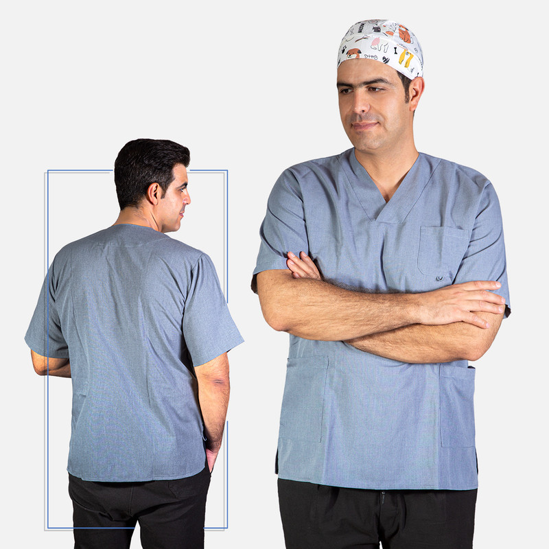 قیمت و خرید روپوش پزشکی مردانه تادو مدل RO39