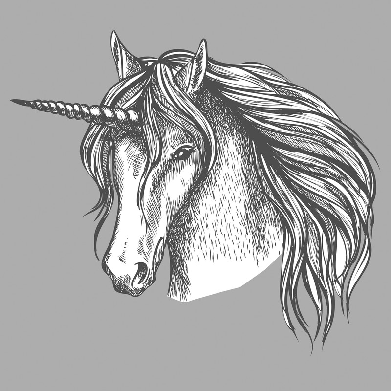 قیمت و خرید استیکر پارچه و لباس مدل dtf طرح یونیکورن کد H15.305 مجموعه 4 عددی