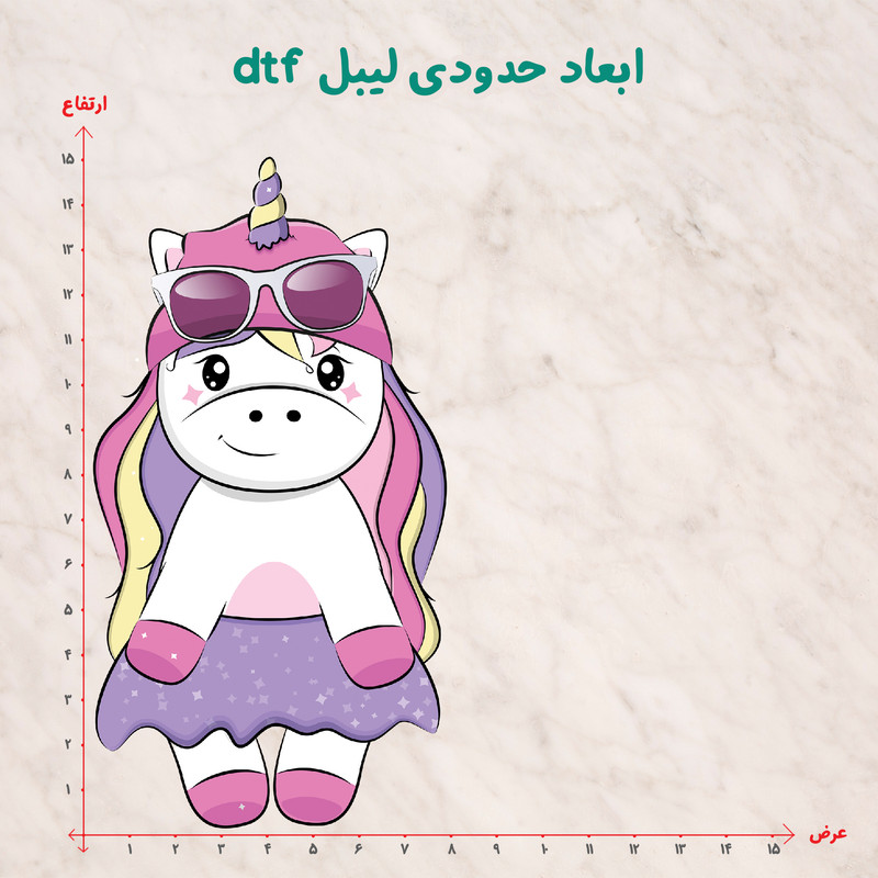 قیمت و خرید استیکر پارچه و لباس مدل dtf طرح یونیکورن کد H15.221 مجموعه 4 عددی