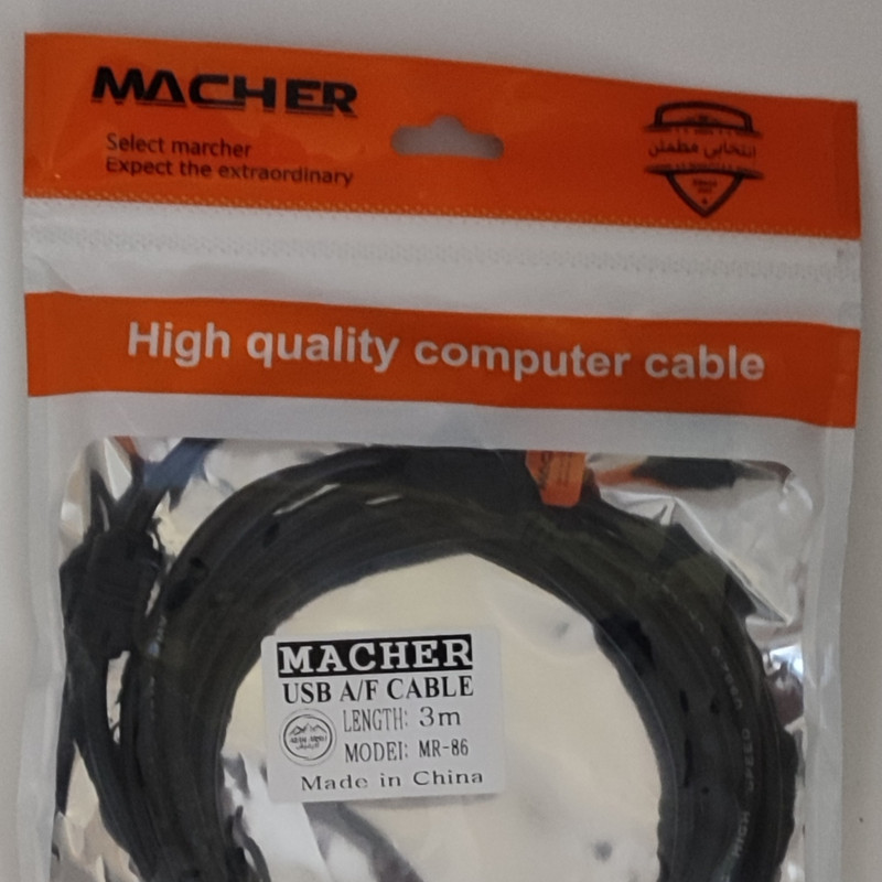 قیمت و خرید کابل افزایش طول usb مچر مدل MR-86 طول 3 متر