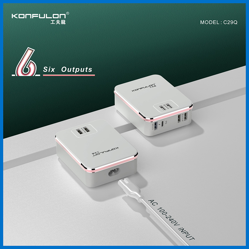 شارژر رومیزی 40.5 وات کانفلون مدل C29Q – فروشگاه اینترنتی لوازم خانه و دیجیتال بامیلو