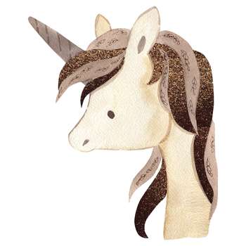 قیمت و خرید استیکر پارچه و لباس مدل dtf طرح یونیکورن کد H20.508 مجموعه 6 عددی