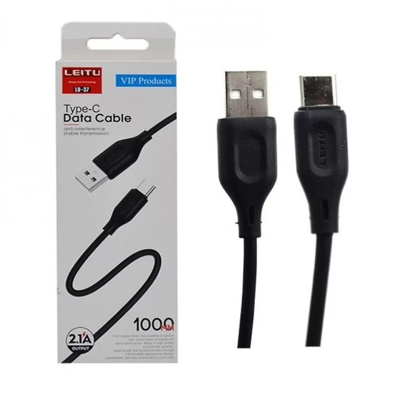 قیمت و خرید کابل تبدیل USB به USB-C لیتو مدل LD-37 طول 1 متر