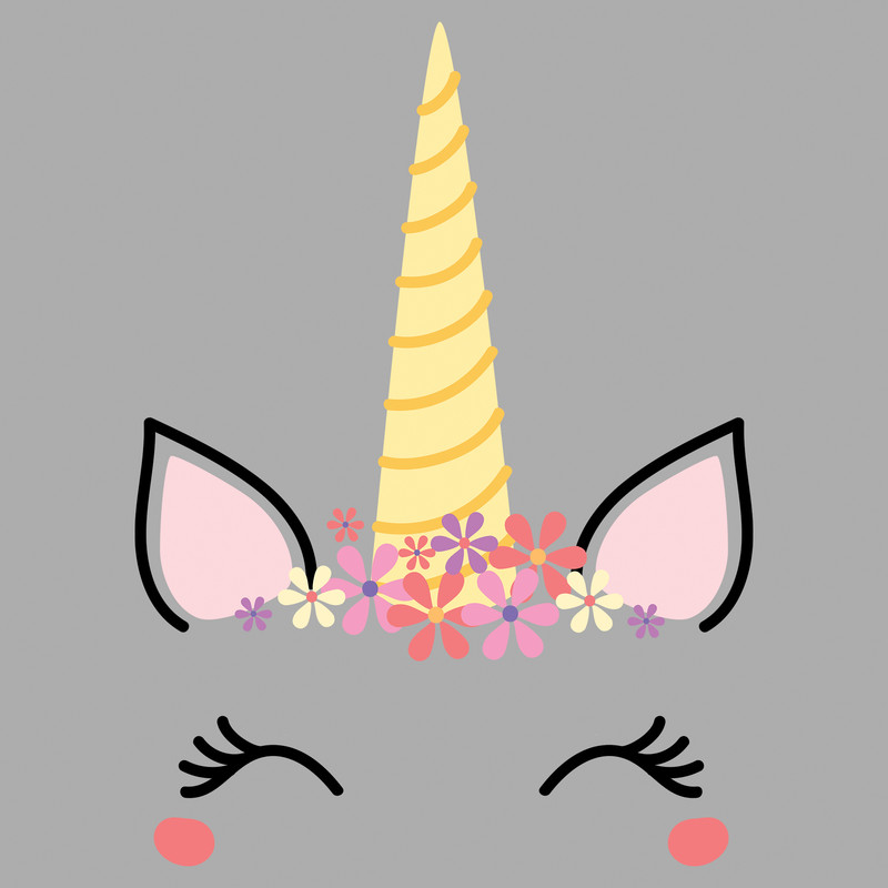 قیمت و خرید استیکر پارچه و لباس مدل dtf طرح یونیکورن کد H20.68 مجموعه 6 عددی