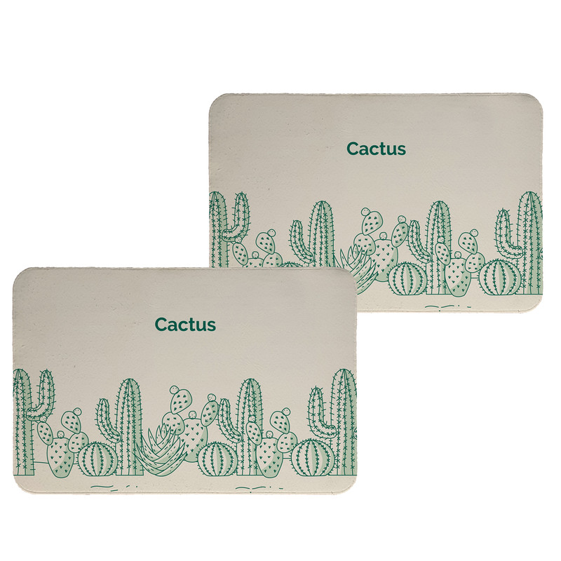 قیمت و خرید زیربشقابی طرح کاکتوس کد 8770 بسته 2 عددی