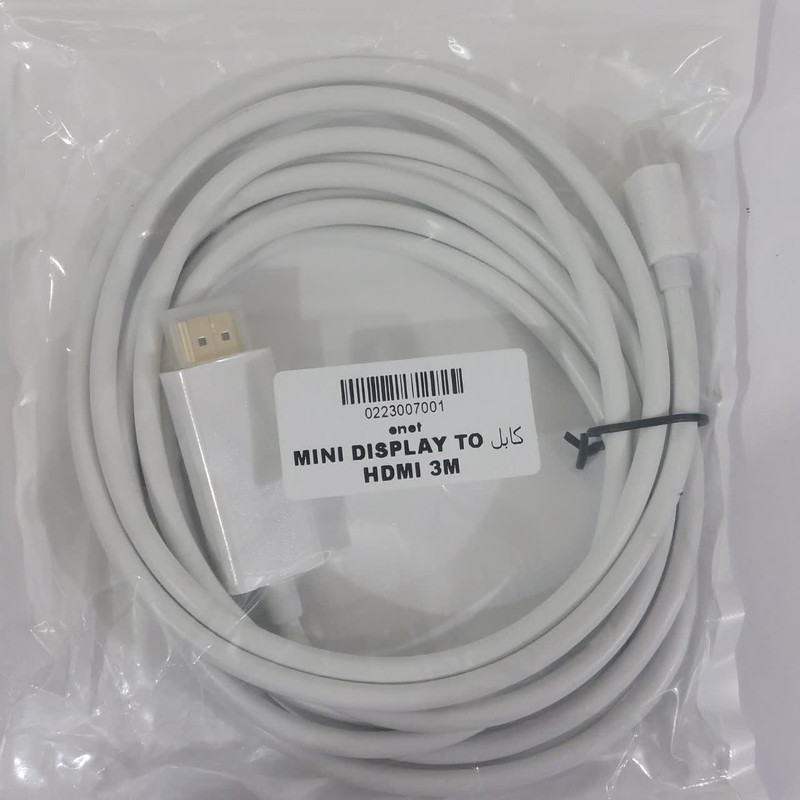 قیمت و خرید کابل تبدیل Mini DisplayPort به HDMI ای نت مدل MD طول 3 متر