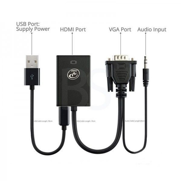 قیمت و خرید مبدل VGA به HDMI ایکس پی پروداکت مدل XP_T906G