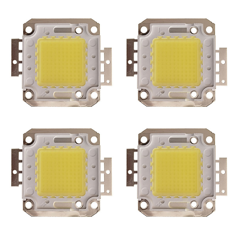 قیمت و خرید چیپ پروژکتور 100 وات مدل 30V36V بسته 4 عددی