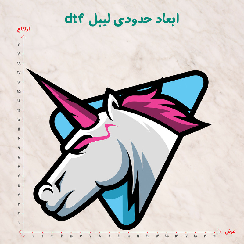 قیمت و خرید استیکر پارچه و لباس مدل dtf طرح یونیکورن کد H20.351 مجموعه 6 عددی