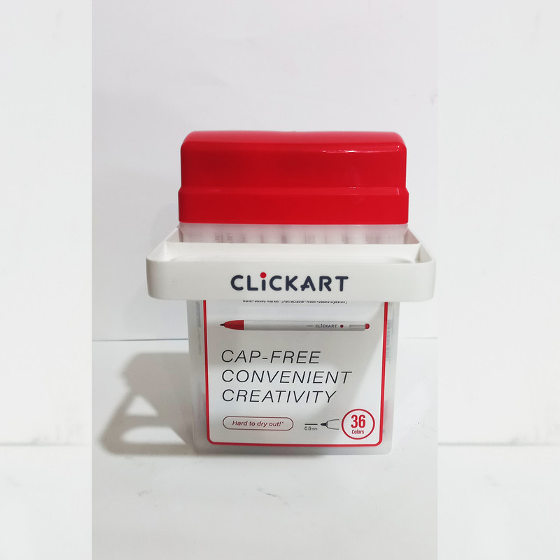 قیمت و خرید ماژیک زبرا مدل CLICKART مجموعه 36 عددی