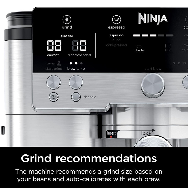 قیمت و خرید اسپرسو ساز 1.8 لیتری نینجا مدل Luxe Café Premier-ES601
